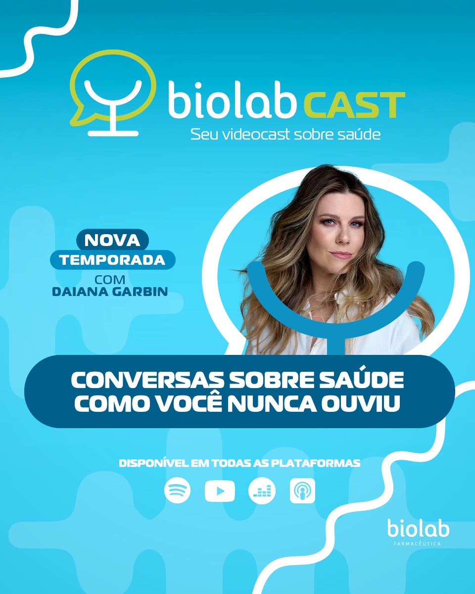 Daiana Garbin grava episódio especial do Biolab Cast sobre hipertensão durante o Congresso ...